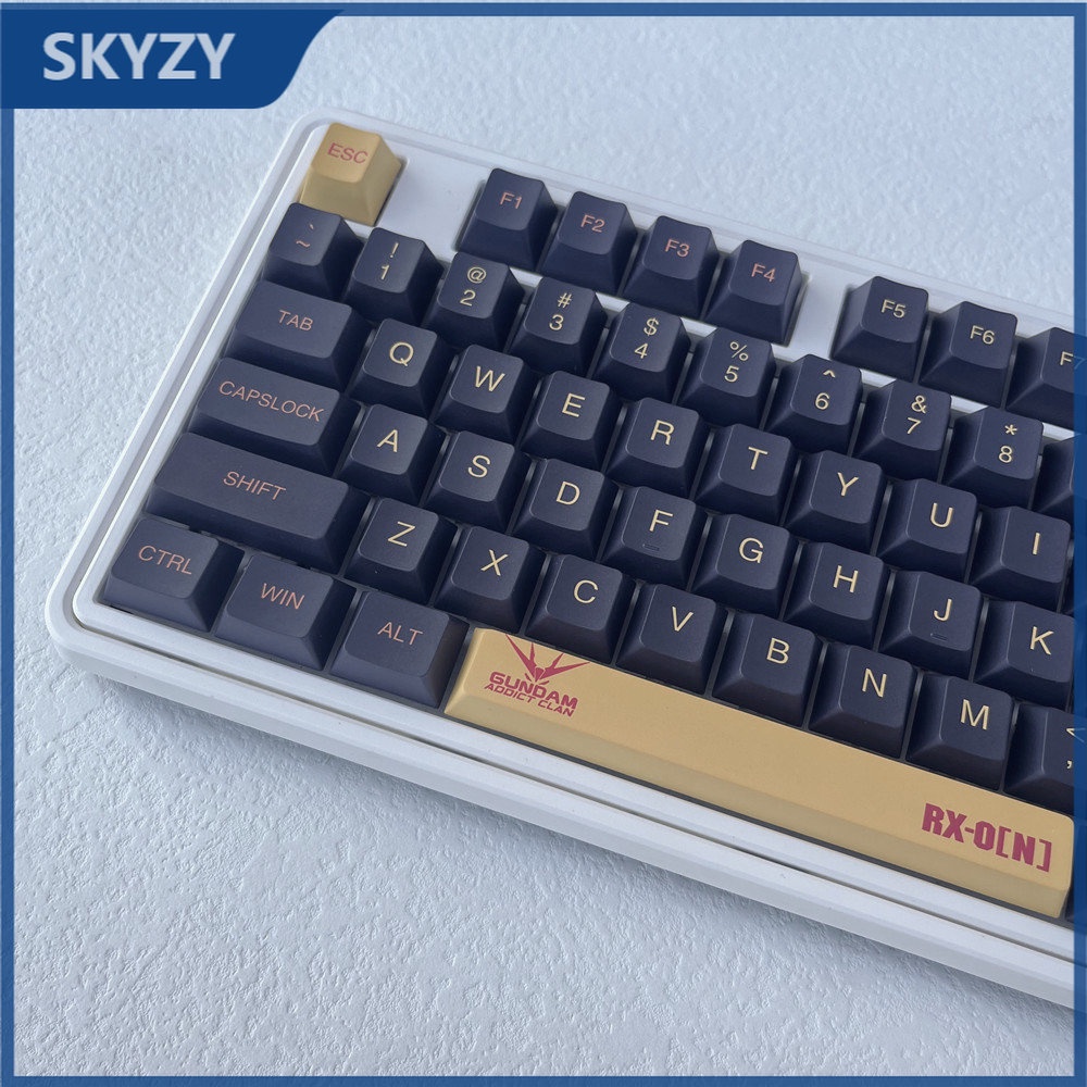 138 Keys Banshee Keycaps Cherry Profile GUNDAM RX-0 PBT Dye Sub ...
