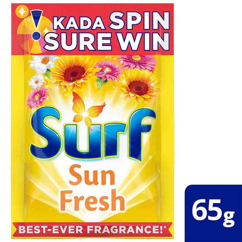 Surf Laundry Powder Detergent Sun Fresh 65g 6s Sachet | Shopee Philippines