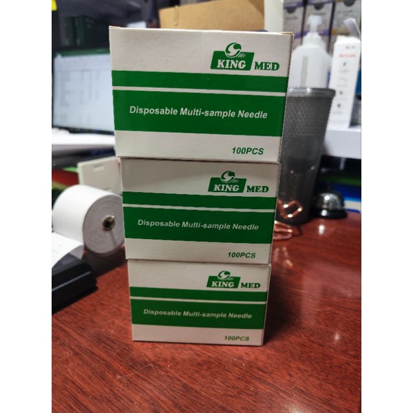Multi Sample Needle All Size Kingmed Free 2 Adapter very sold 1box ...