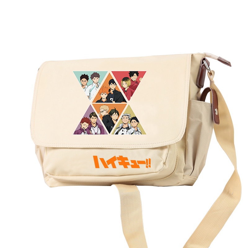 Free freight ☾ Hot Anime Haikyuu!! Crossbody Bags Cartoon Shoyo Hinata ...