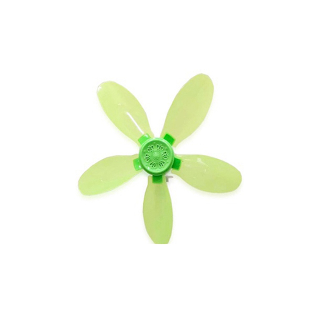5 Blades Stand Fan Blade/Green/Black/Blue/Pink Blade Fan Plastic fan ...