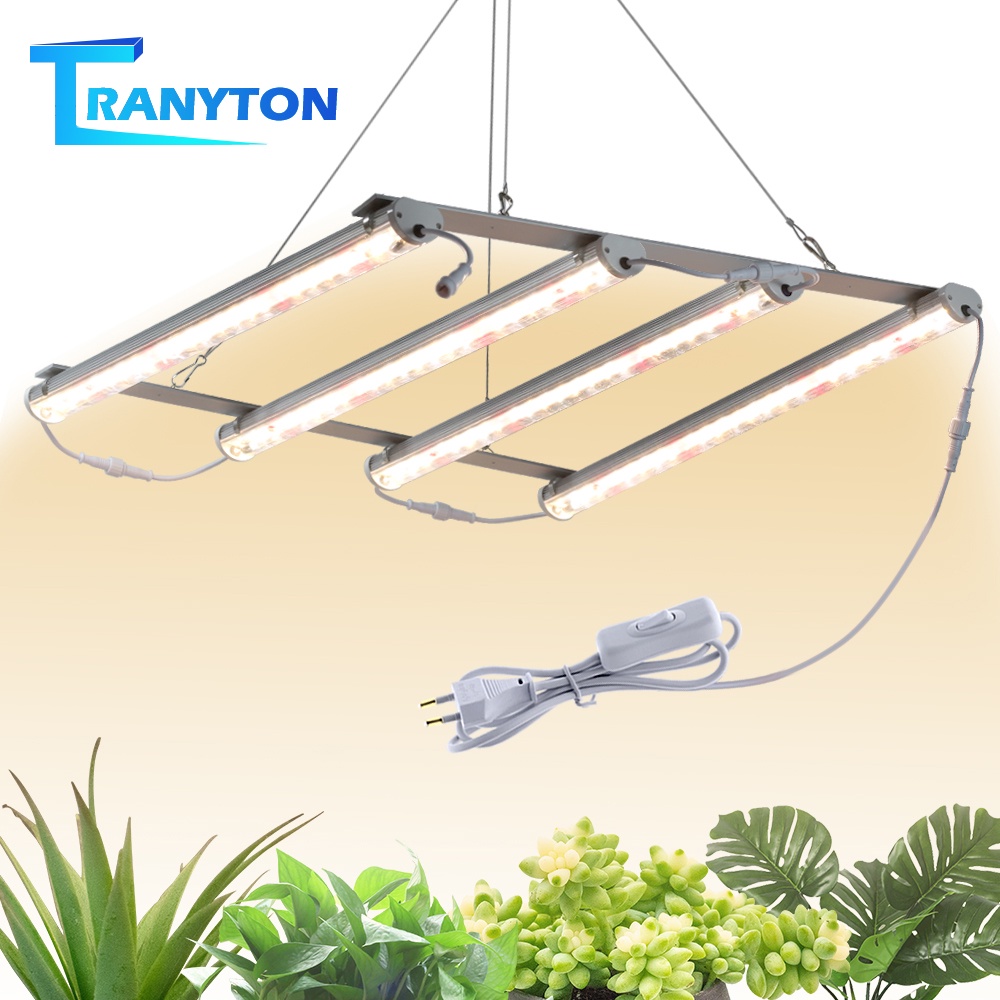 AC220V Full Spectrum LED Grow Light Tube Sunlight 4000K 780nm 4pcs Grow ...