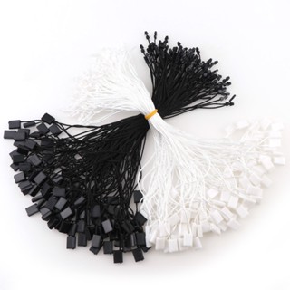 1000Pcs 7 Inch Clothes Hang Tag Nylon String Snap Lock Pin Loop ...