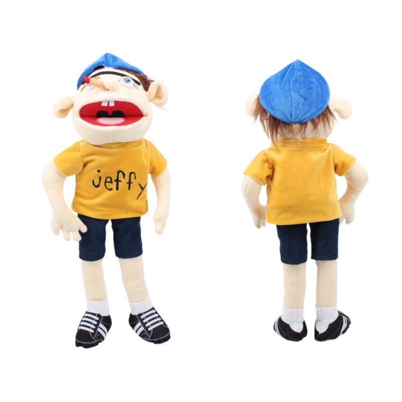 Jeffy Hand Puppet Plush Doll Stuffed Toy Figure For Play House Kids ...