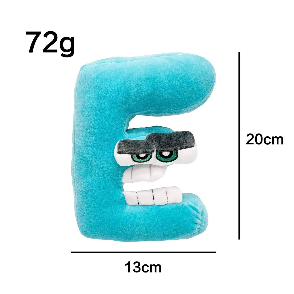 26 PCS Alphabet Plush Toy Alphabets Alphabet Lore Stuffed Doll Preschool Educational English ...