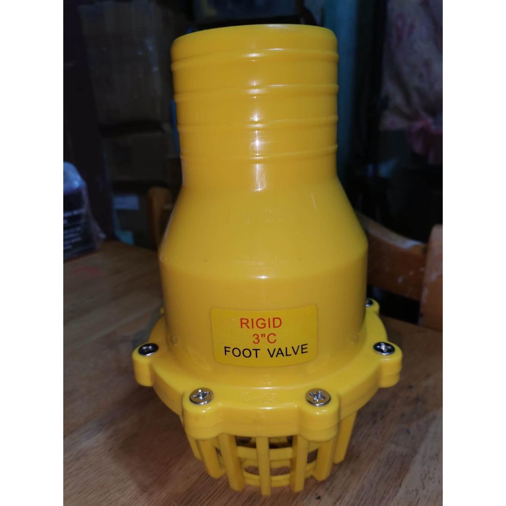 WATER PUMP FOOTVALVE HEAVY DUTY YELLOW COLOR (STAINLESS BOLTS AND NUTS ...
