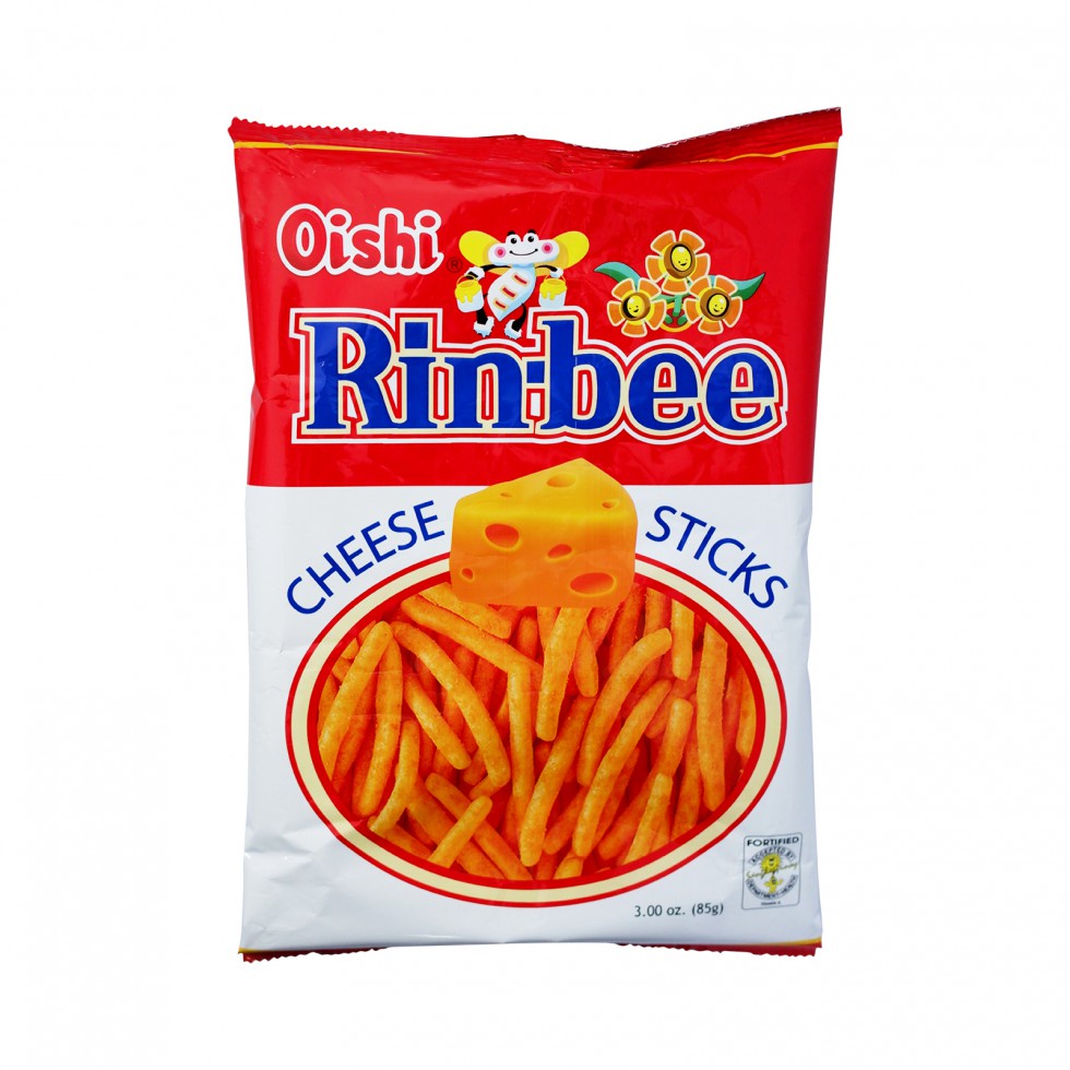 Oishi Rinbee Cheese Sticks 85g | Shopee Philippines