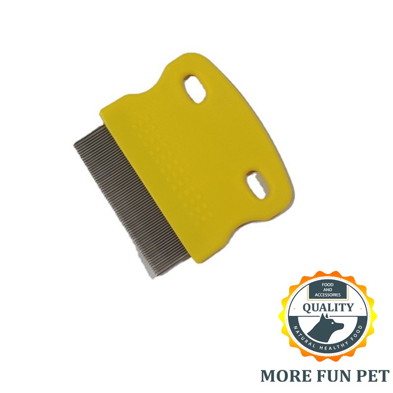 Pet Comb Dog Cat Flea Comb Stainless Steel Needle Comb Cleaning Hair ...