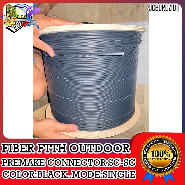 1000m Single Core Steel Wire outdoor FTTH fiber optic Drop Wire Cable ...