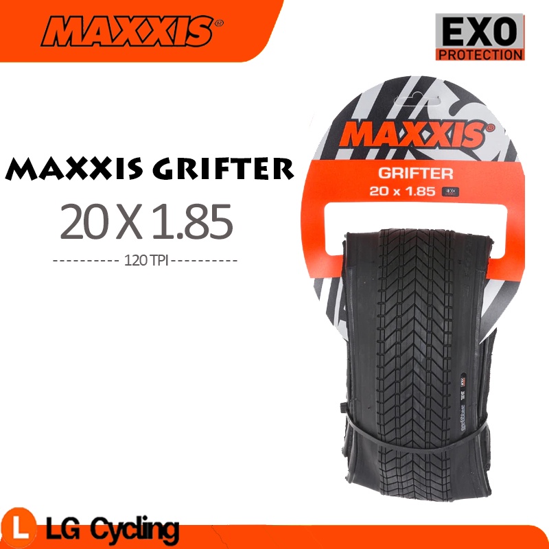 Maxxis Grifter 20x1.85 Tyre Black Folding Tyre EXO Dual Compound BMX ...