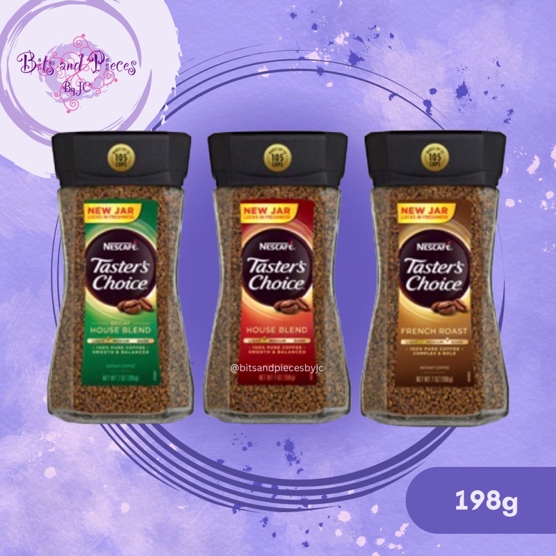 TASTER'S CHOICE® Instant Coffee 198g | Shopee Philippines