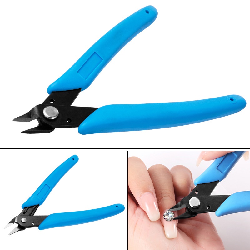 Nail Scissors Manicure Nail Rhinestones Gems Removal Pliers 170 Heavy ...