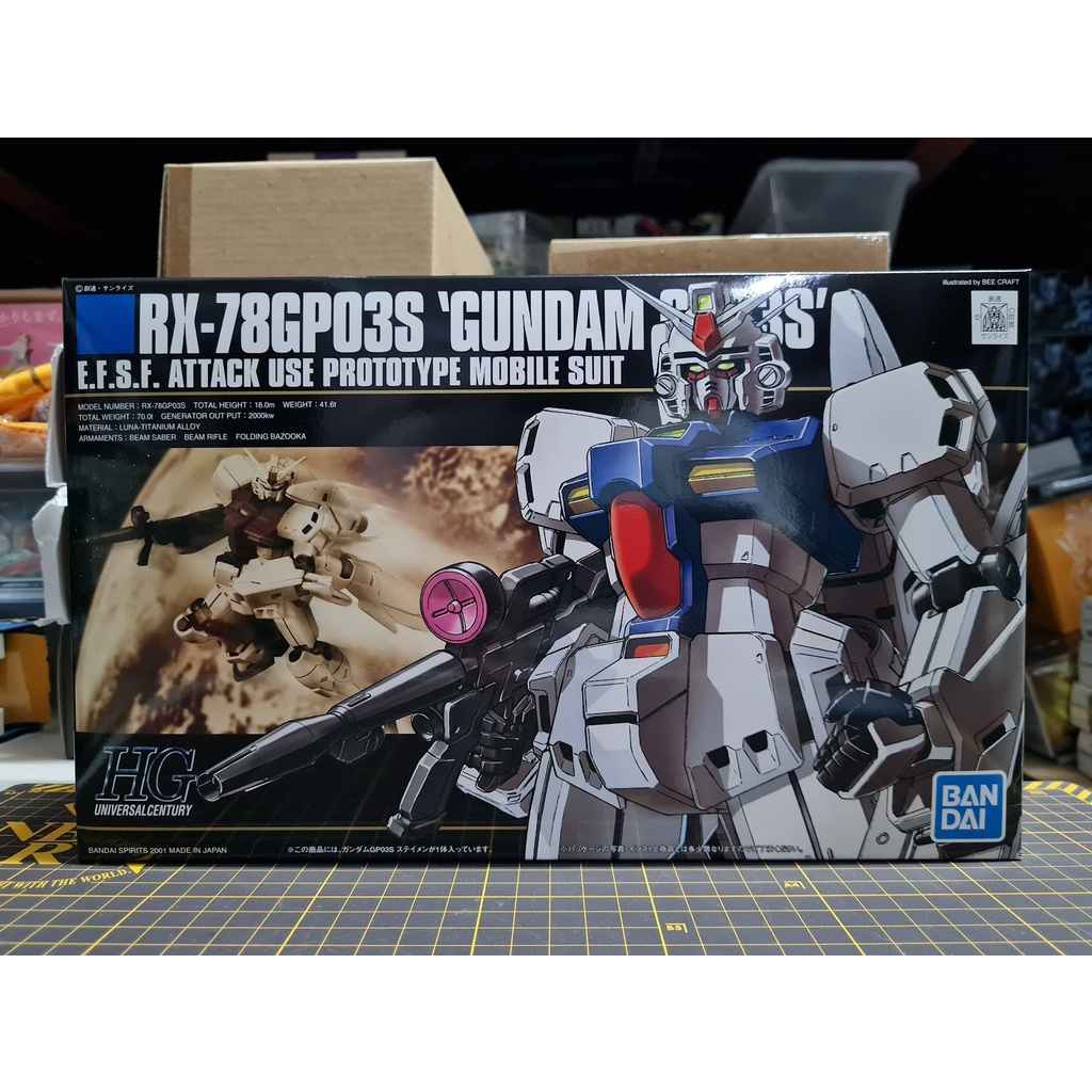 HGUC - Box No. 25 - RX-78GP03S Gundam GP03S Stamen | Shopee Philippines