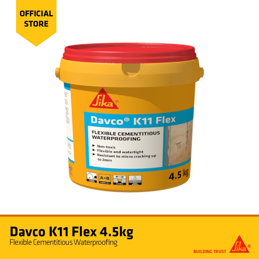 Sika Davco K11 Flex 4.5kg (Part A and B) | Shopee Philippines