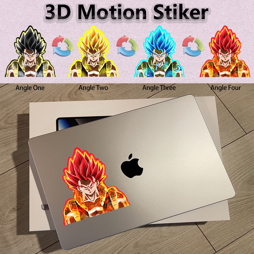 Gogeta Dragon Ball 3D Motion Stickers Self-adhsive Car Stickers ...