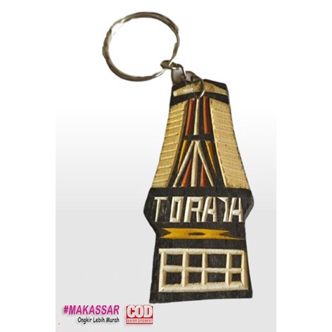 KAYU GANTUNGAN Unique Toraja Keychain Carved Wood Toraja Traditional ...