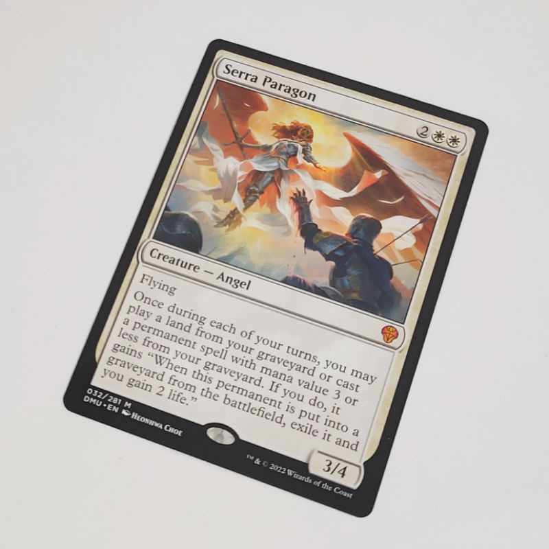 MTG Card SERRA PARAGON Magic the Gathering Trading Card Game White ...