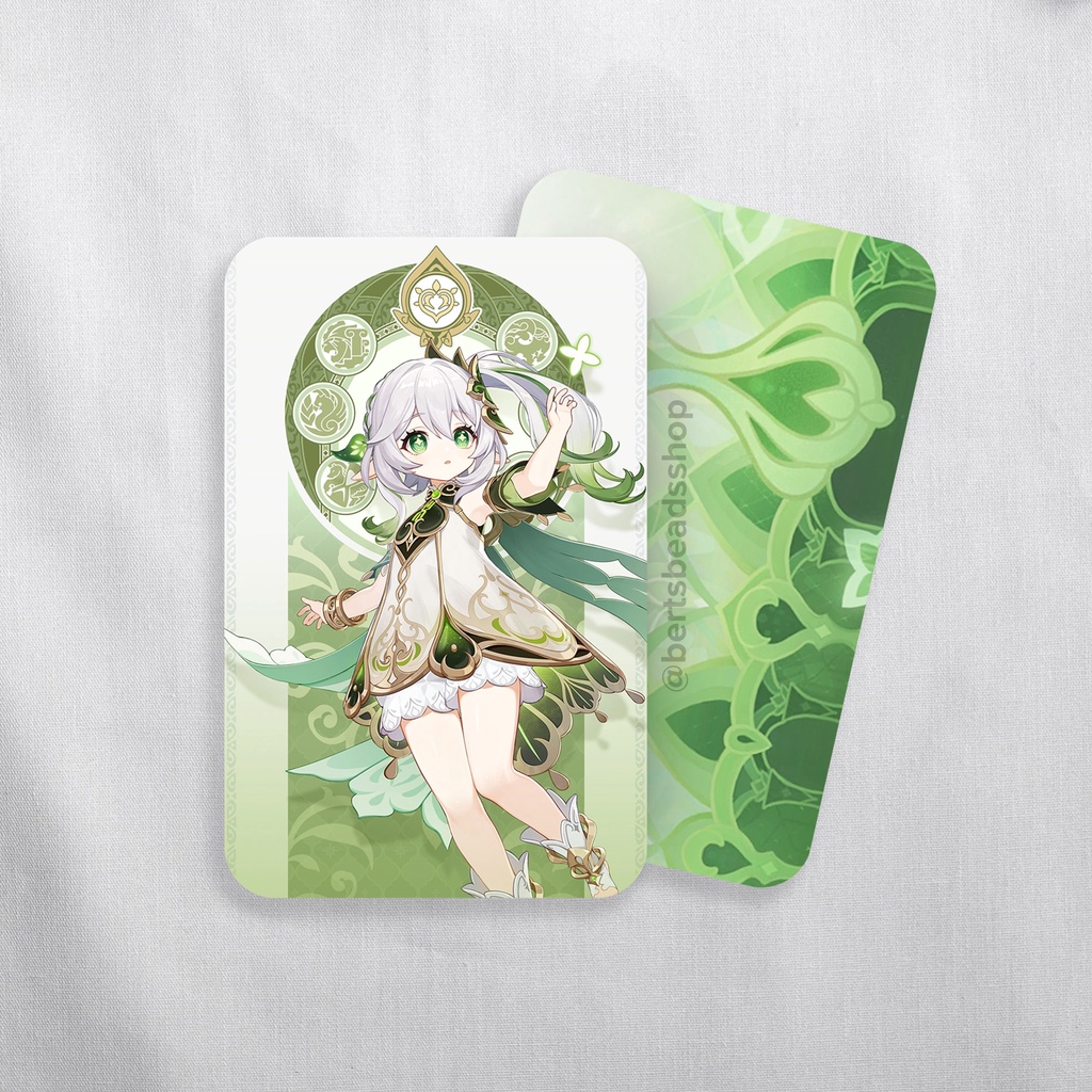 Genshin Impact Photocards - NAHIDA Textured Photocards Front and Back ...