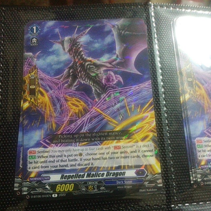 DBT06 PG Repelled Malice Dragon Cardfight vanguard Overdress | Shopee ...