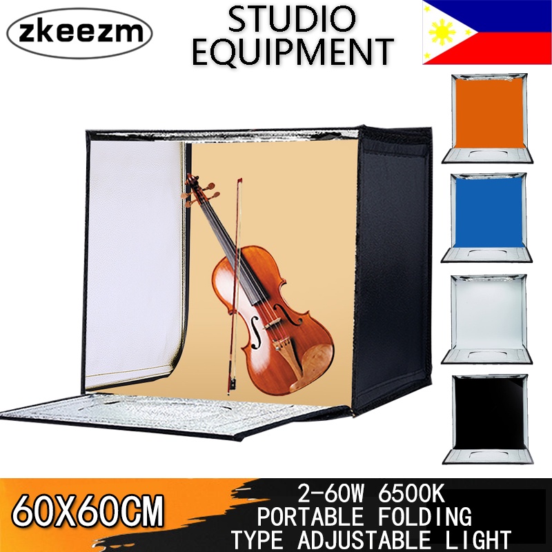 LED Light Tent Fill Light Photography Props Professional Studio 60x60cm ...