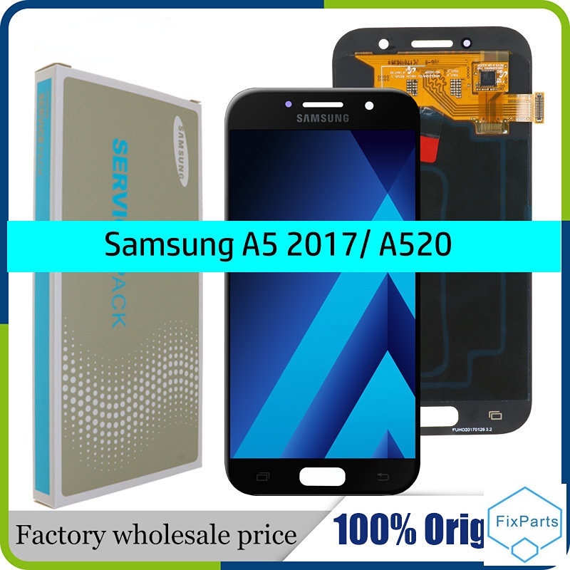 SUPER AMOLED 5.2" LCD For SAMSUNG Galaxy A5 2017 LCD Display Touch Screen Assembly For SAMSUNG ...
