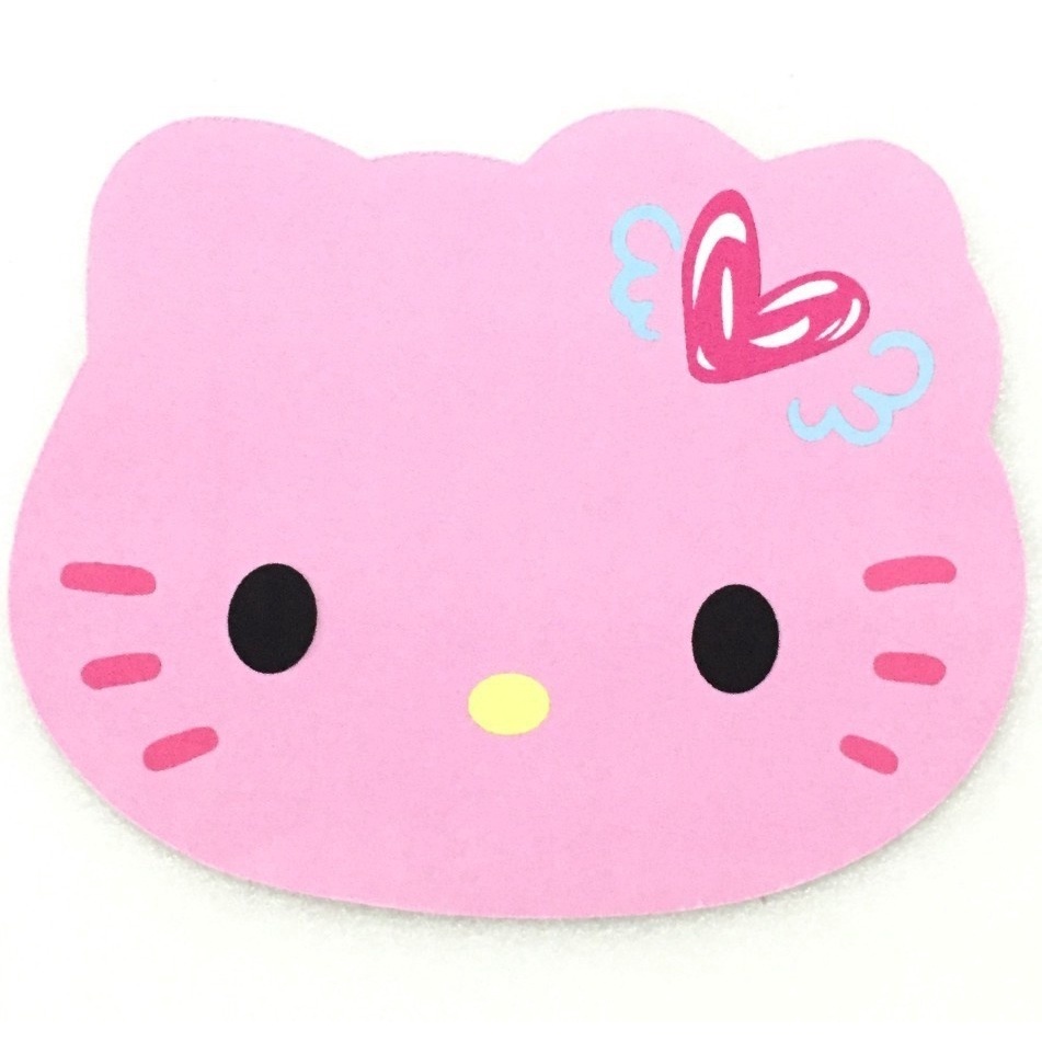 3D Cartoon Mouse Ergonomic USB Optical Mice Hello/kitty Pink LED Light ...