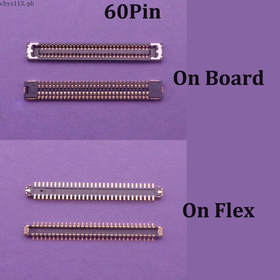 2pcs 60Pin LCD Display FPC Connector On Motherboard For Xiaomi M3 Pro ...