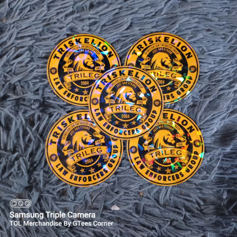 Hologram Sticker for Tau Gamma Phi Triskelion (3×3 inches) | Shopee ...