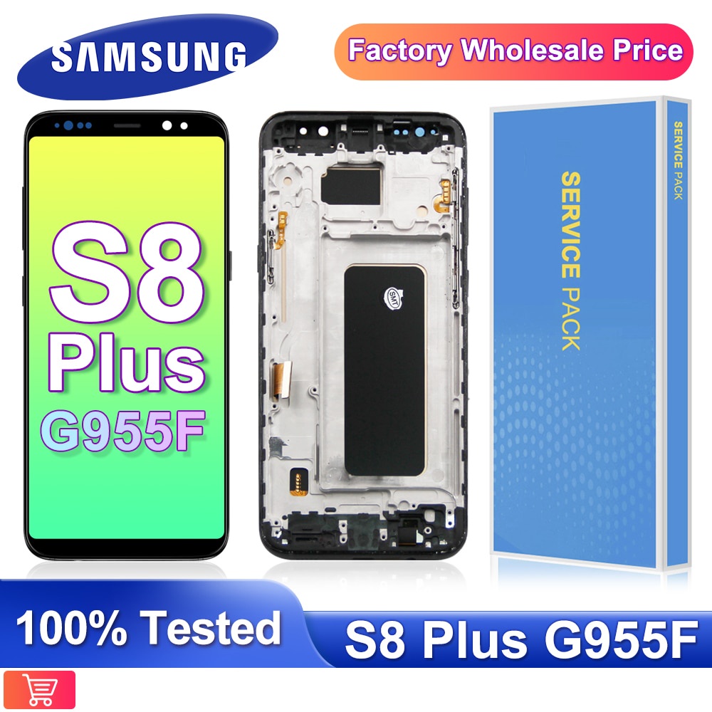 100% Tested 6.2" For Samsung Galaxy S8 plus LCD Display Touch panel ...
