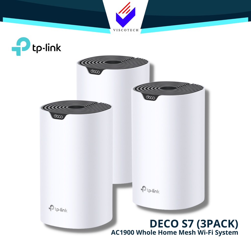 TP-Link DECO S7 AC1900 Whole Home Mesh Wi-Fi System (3-pack) | Shopee ...