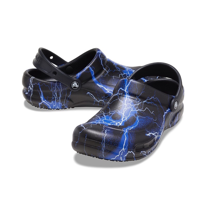 Crocs Bistro Graphic Clog Lightning Bolts Chef Shoes | Shopee Philippines