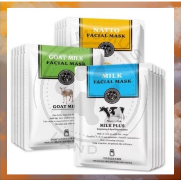 Rorec MILK FACIAL MASK Korean MILK MASK | Shopee Philippines