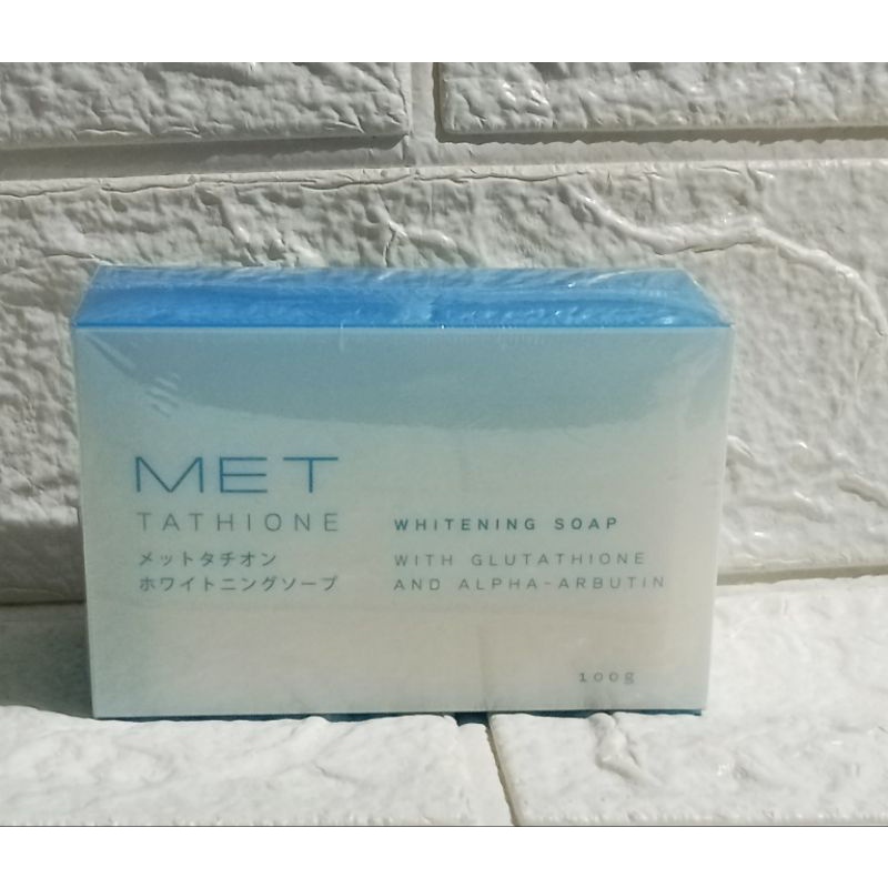 MET TATHIONE WHITENING SOAP WITH GLUTATHIONE AND ALPHA-ARBUTIN (100G ...