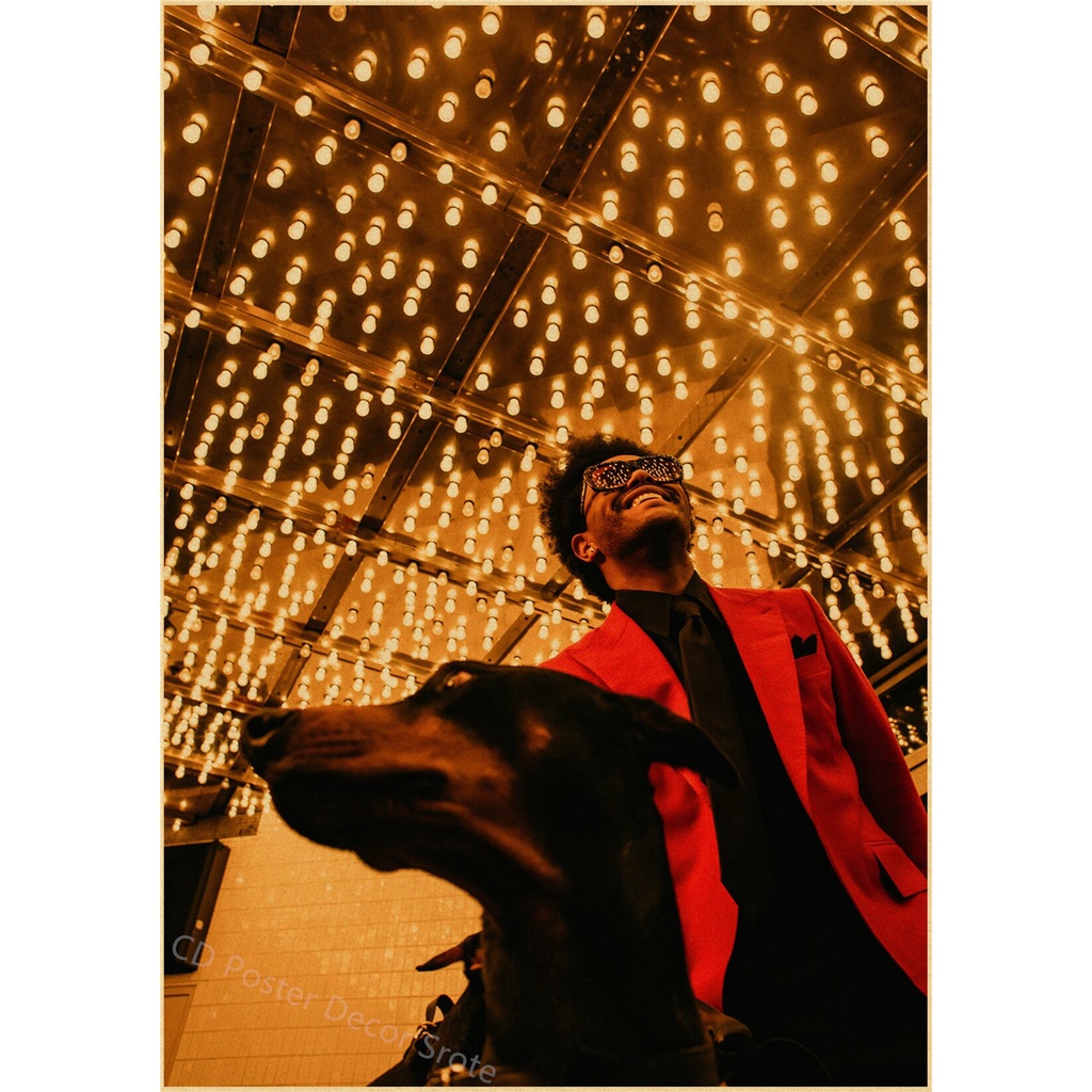 Rapper The Weeknd Poster After Hours Prints DIY Home Room Bar Cafe ...