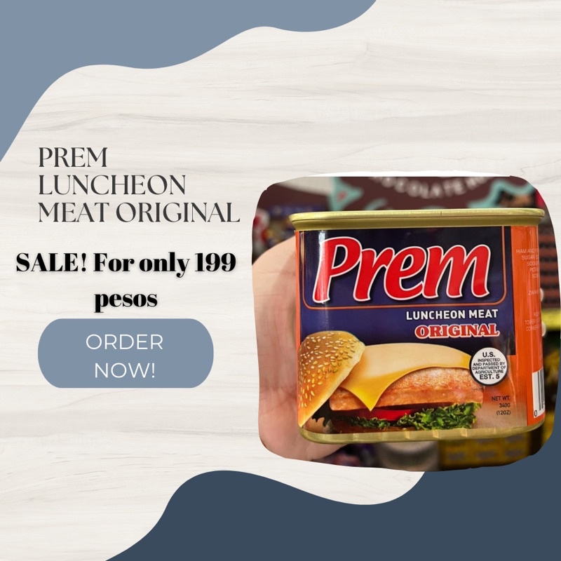 Sale! Prem Luncheon Meat Original | Prem 30% Less Sodium | Prem 50% ...