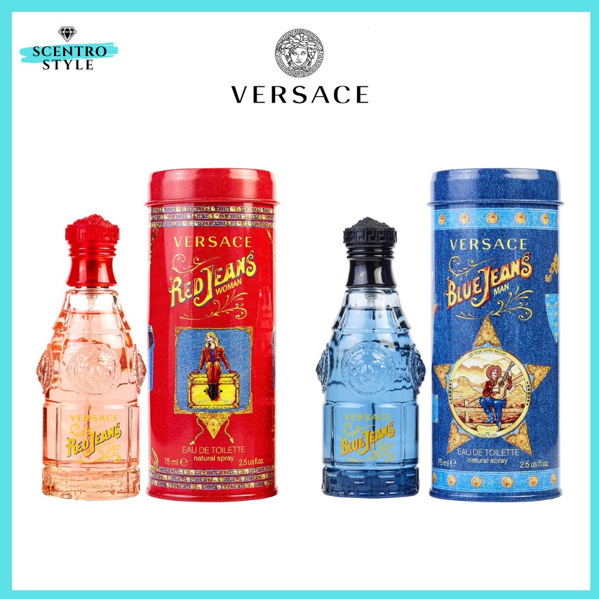 Versace Red Jeans / Blue Jeans EDT 75ml Perfume | Shopee Philippines