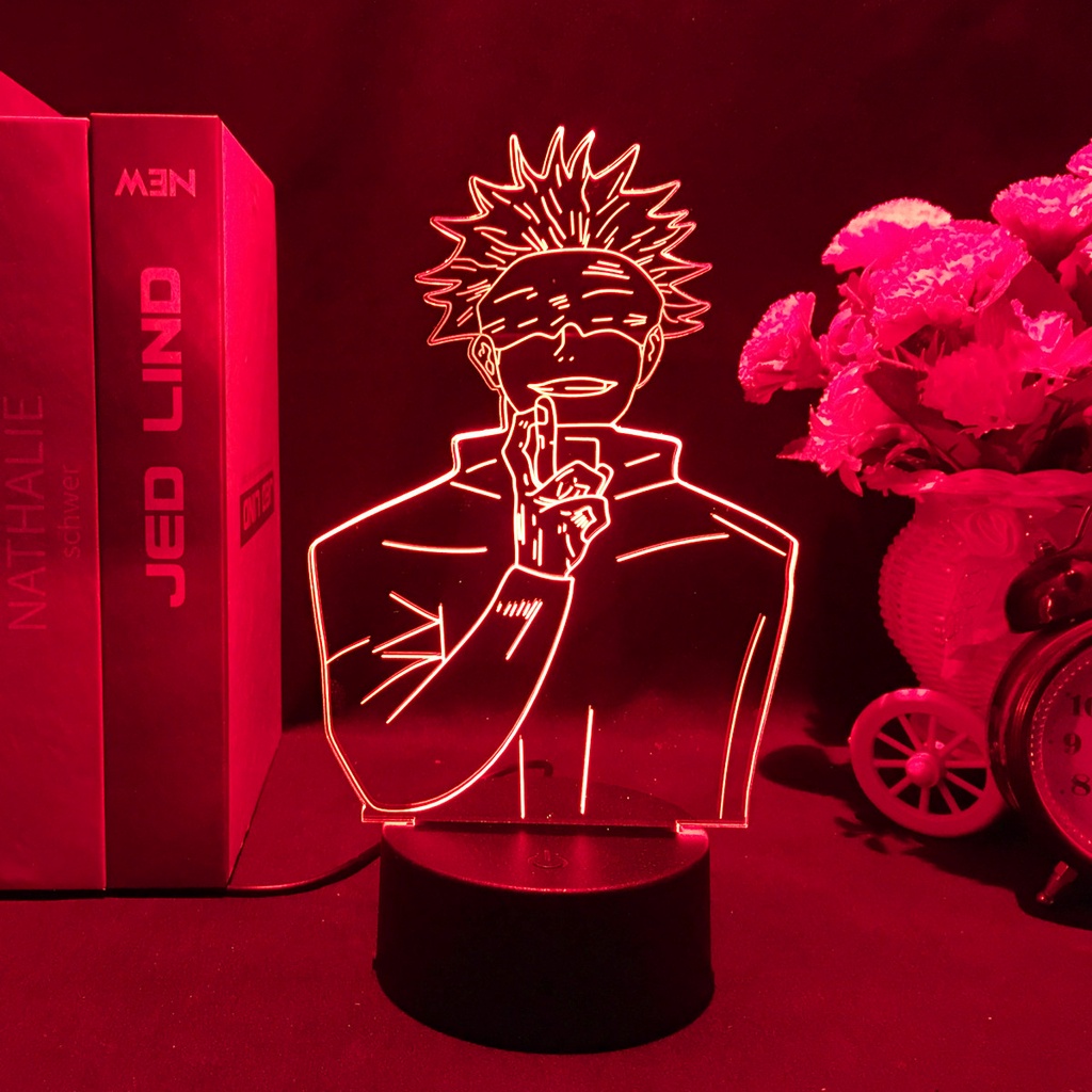 Anime Jujutsu Kaisen Led Night Light Satoru Gojo Lamp for Bedroom Decor ...