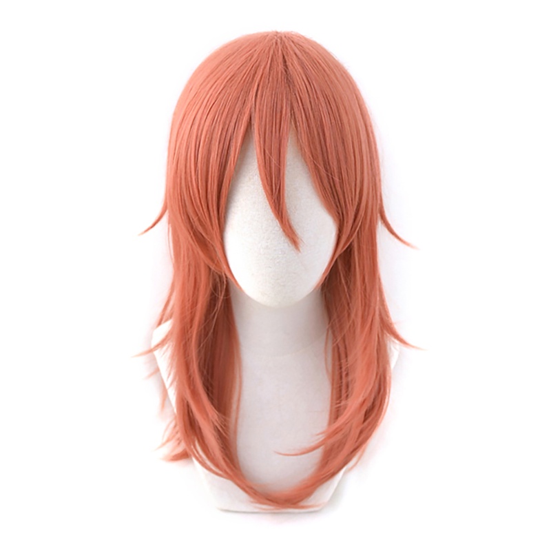 Chainsaw Man Cosplay Angel Devil Long Wig Christmas Orange Color Wig ...