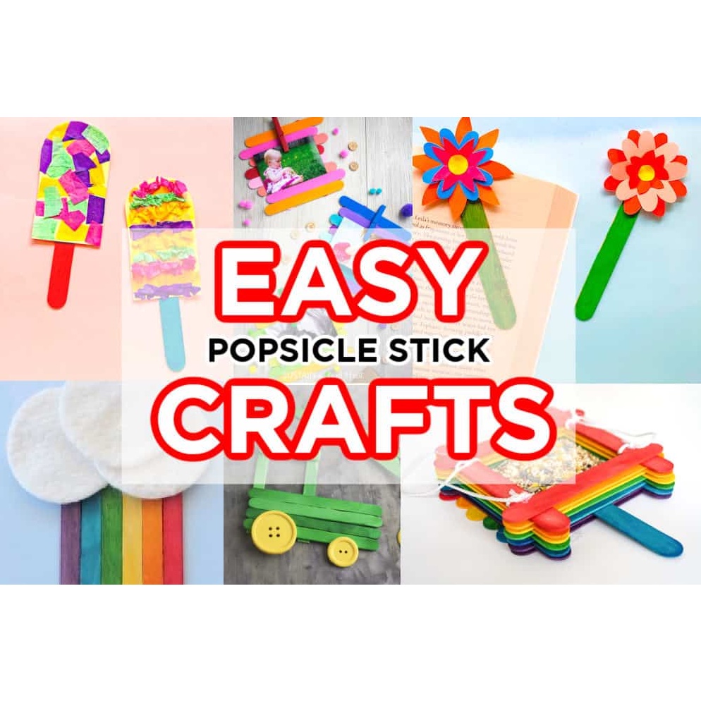 Wholesale popsicle stick - Assorted POPSICLE STICK plain & colored ...