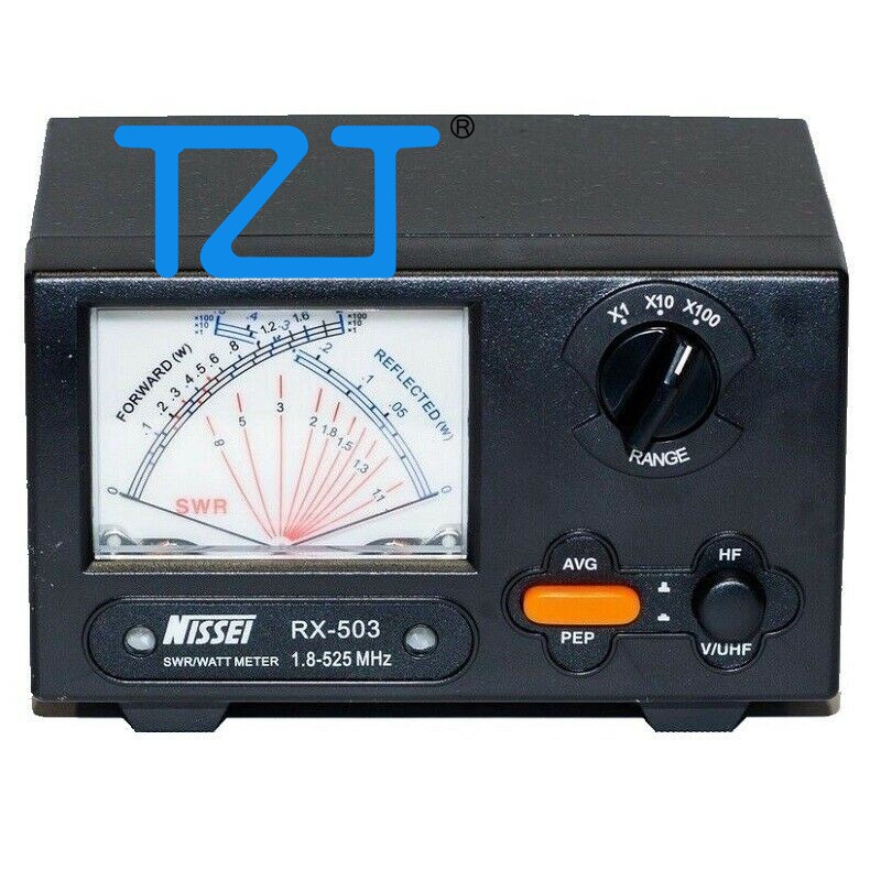 TZT NISSEI RX-503 Power Meter Short Wave UV SWR Watt Meter 1.8-525MHz 0 ...