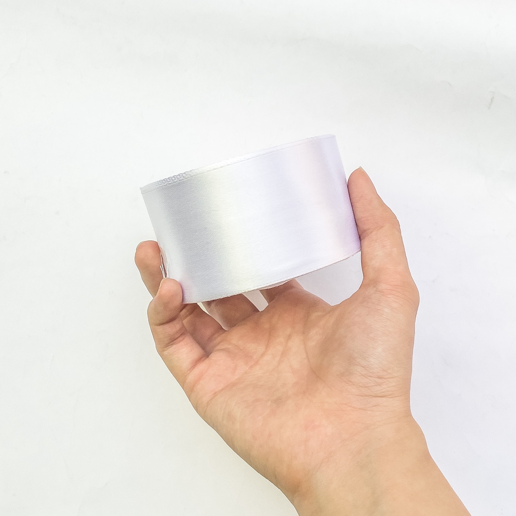 2 inch Satin Ribbon 50mm Single Faced Gift Wrapping Ribbons (25 yards ...