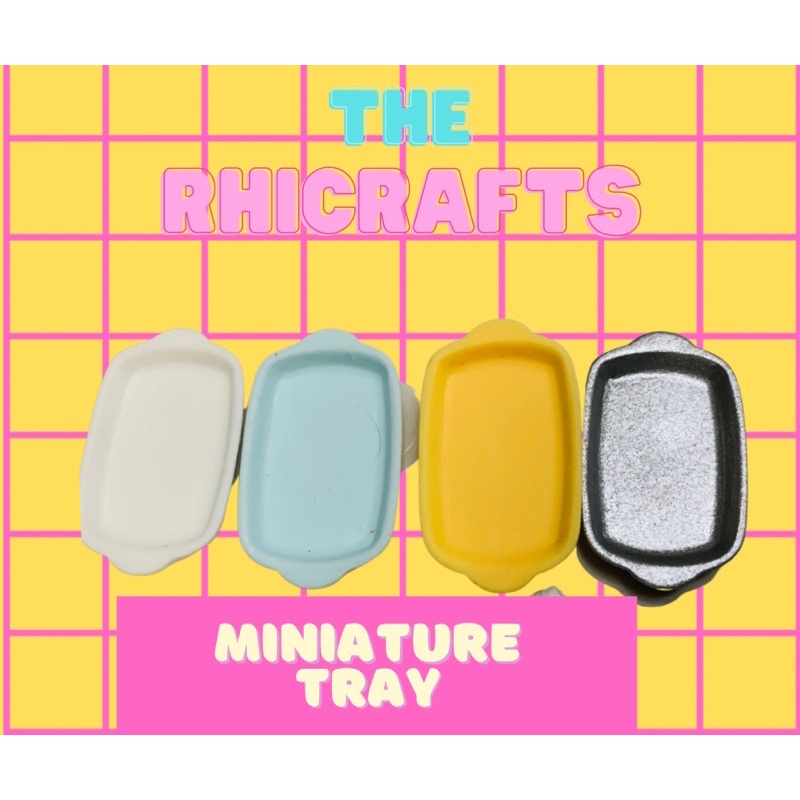 the Rhicrafts Miniature kitchen tray dollhouse accessories chibi food 1 ...