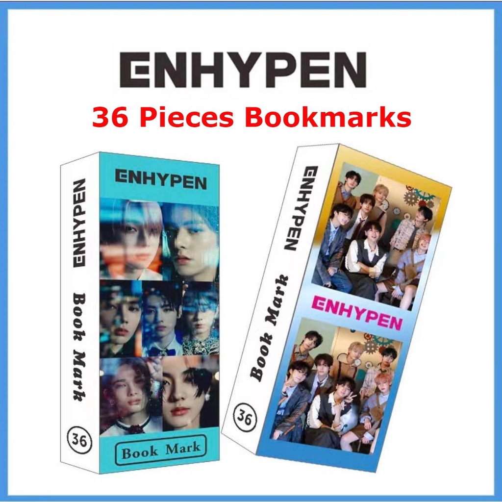 KPOP 36 PIECES Bookmarks NewJeans TWICE STRAYKIDS X1 ATEEZ | Shopee ...