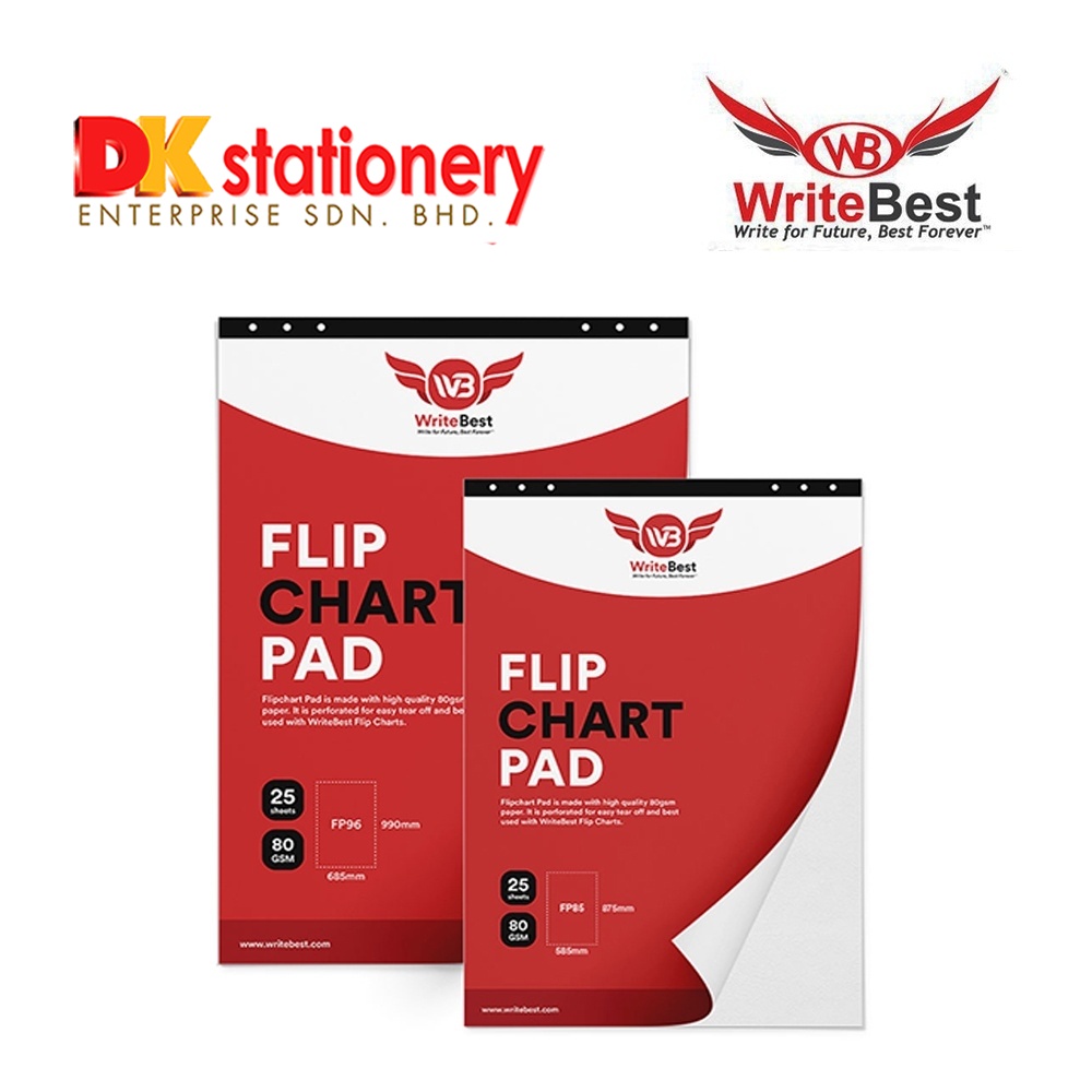 Flip Chart Pad 80gsm 25 Sheets | Shopee Philippines