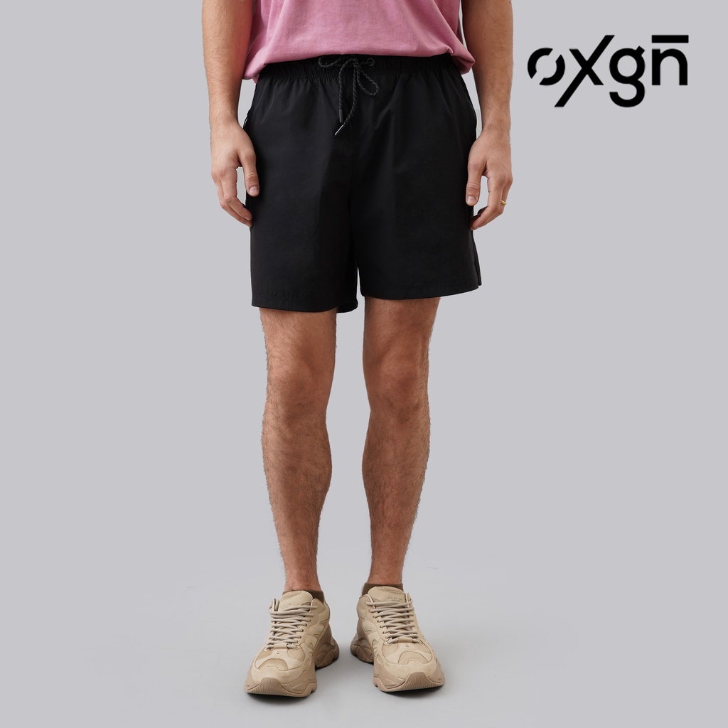 OXGN Nylon Shorts With Zip Pockets For Men (Black/Gray/Green/Maroon ...