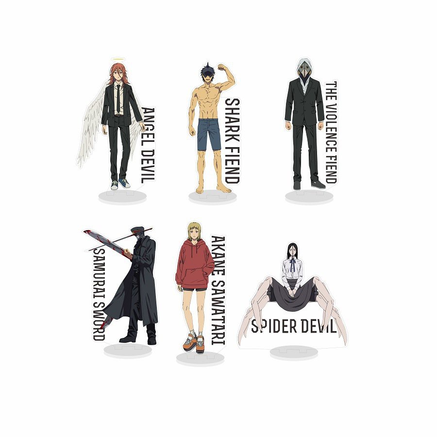 Anime Chainsaw Man Acrylic Stand Model Denji Makima Power Hayakawa Aki ...
