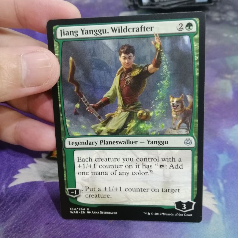 1 Jiang Yanggu, wildcrafter WAR of the spark MTG card magic commander ...