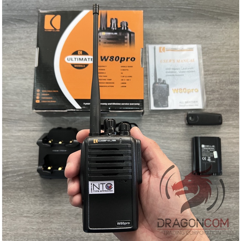 Cignus W-80 Pro Single Band Water Resistant Radio W80 Pro | Shopee ...