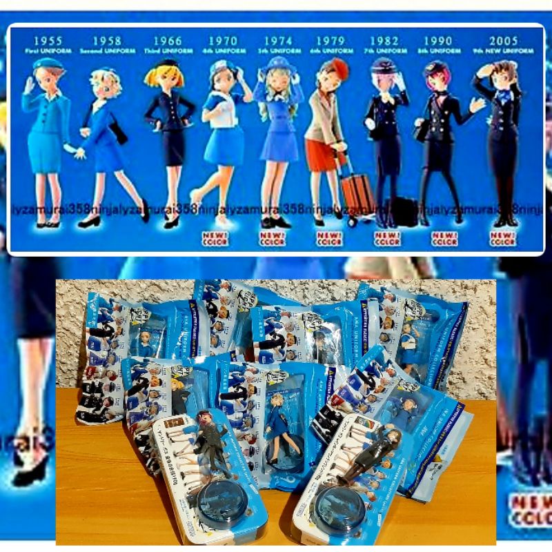 Kaiyodo Ana Uniform Collection Mini figures Set of 9 | Shopee Philippines