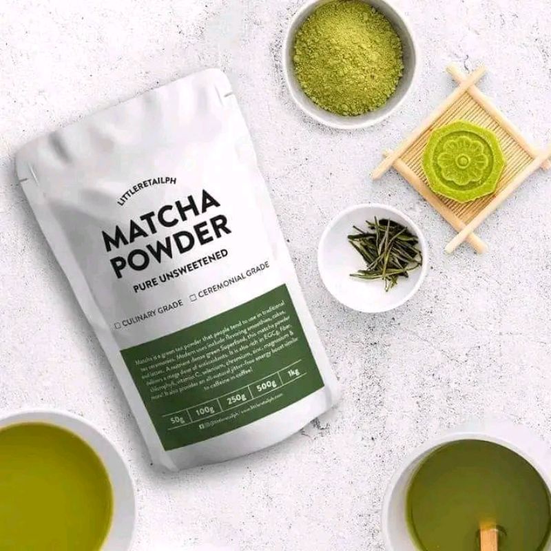 Unsweetened Matcha Powder 50g/100g | Shopee Philippines